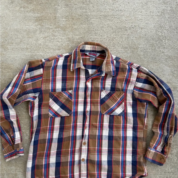 Big Mac | Shirts | Vintage Big Mac Mens Size L Flannel Plaid Shirt Made ...